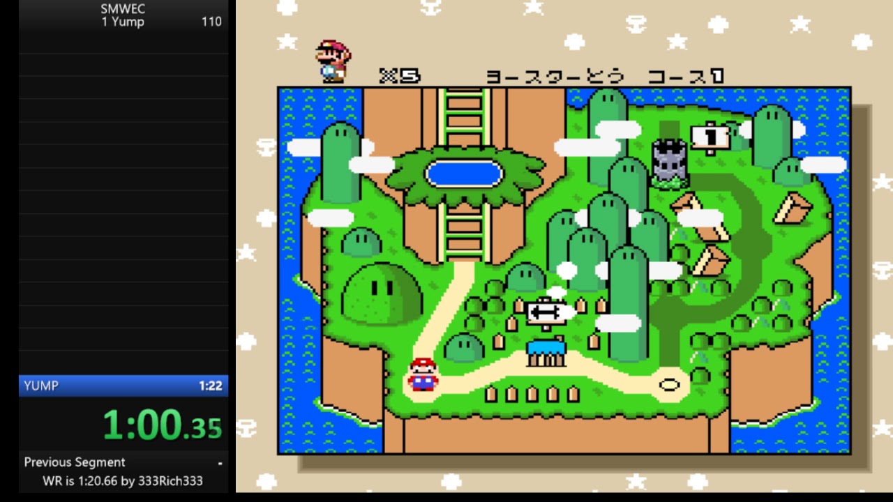 Super Mario World Extra Categories - 1 YUMP in 1:20.933 - YouTube