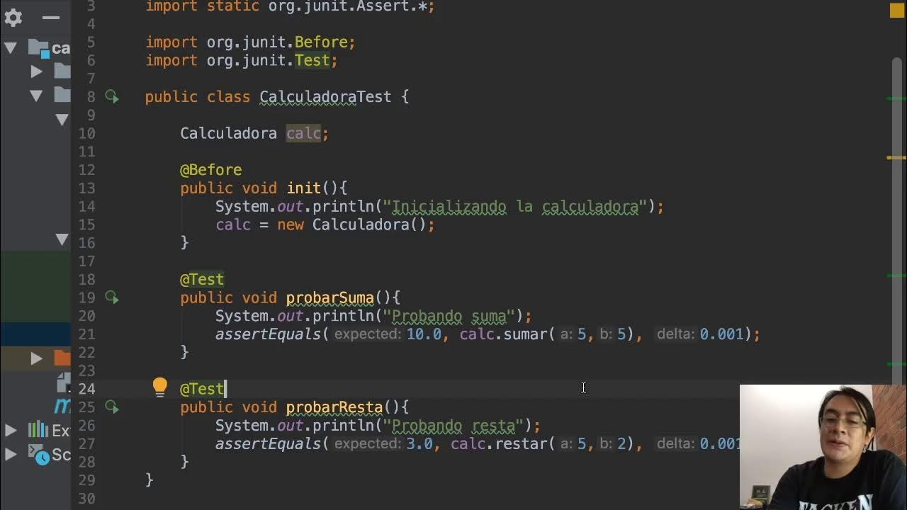 4-Control de ejecuciones con JUnit, Before, BeforeClass, After y AfterClass - YouTube