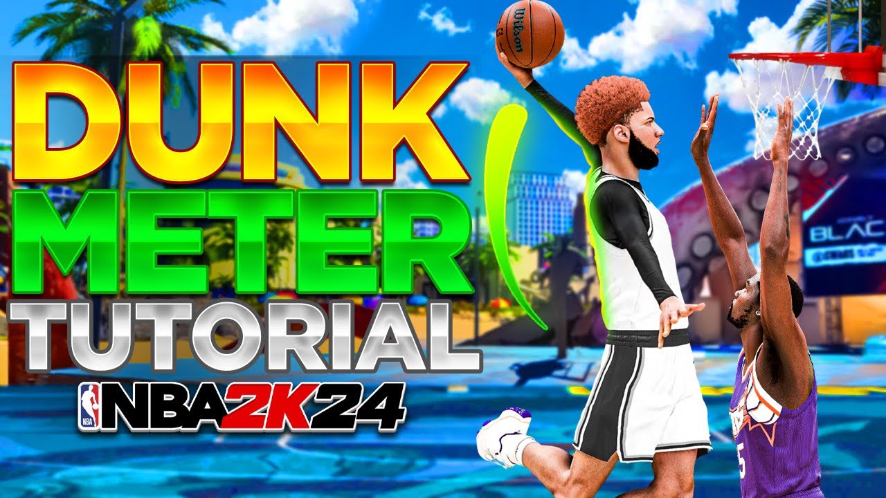 NBA 2k24 DUNK METER TUTORIAL + HOW TO GET UNLIMITED CONTACT DUNKS ...