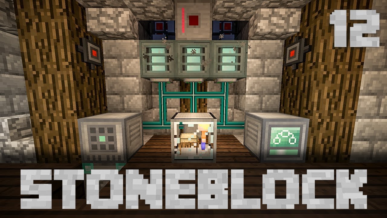 StoneBlock Modpack Supporter Server Ep. 12 Xnet Compressed Sieve ...