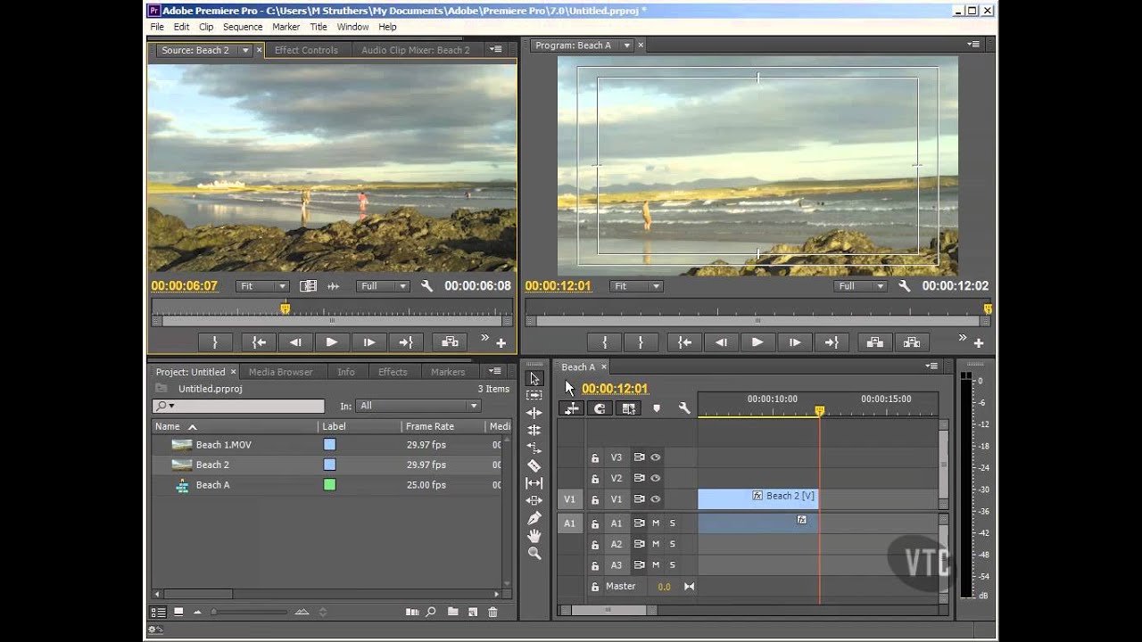 [ Adobe Premiere CC Tutorial ] Editing Sequences - YouTube