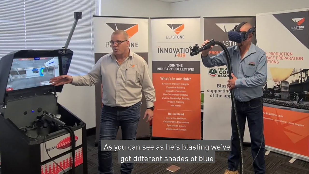 VR Sim Virtual Reality Blast and Paint Training Overview - YouTube