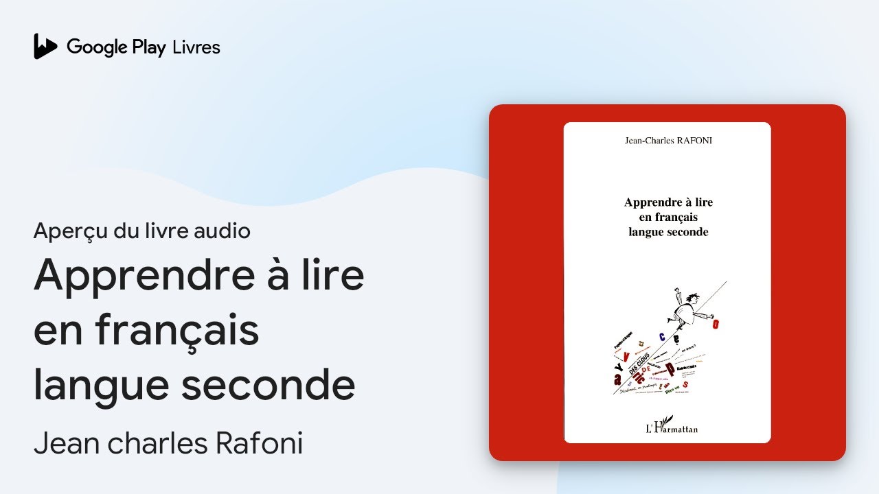 Apprendre à lire en français langue seconde de Jean charles Rafoni ...