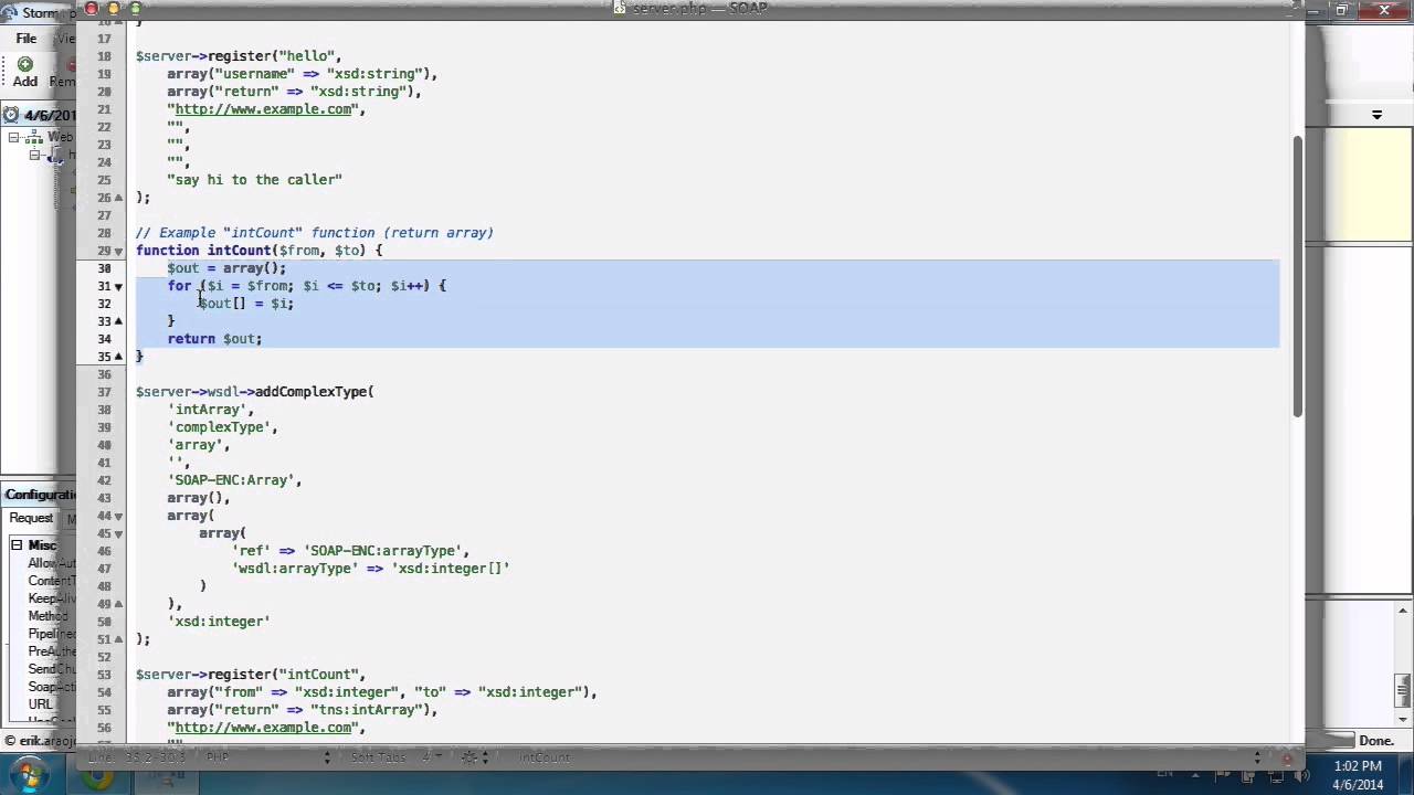 การใช้ Array Struct ใน Wsdl Nusoap และการทดสอบด้วย Storm Youtube