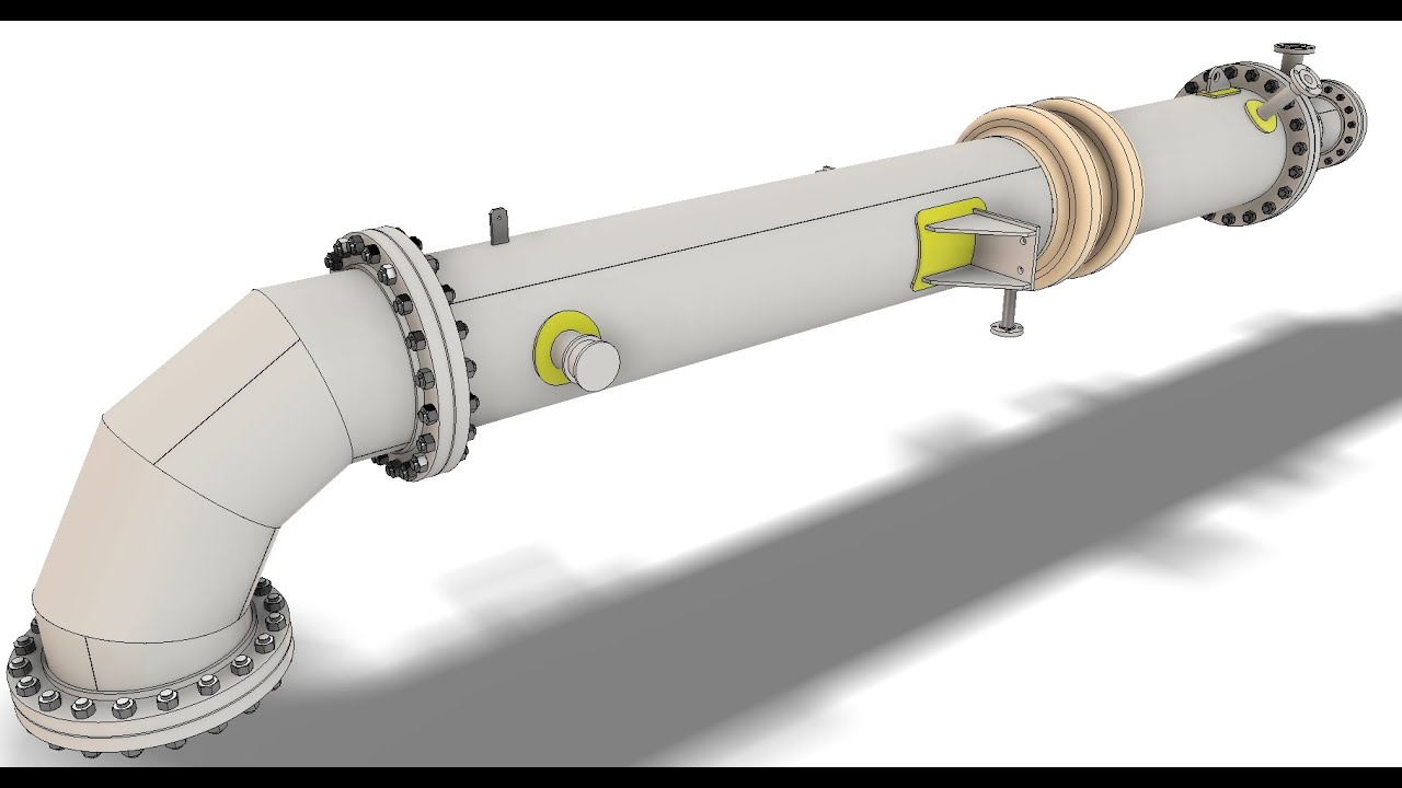 Training Course [Vertical Heat Exchanger], 3D model from A to Z - YouTube