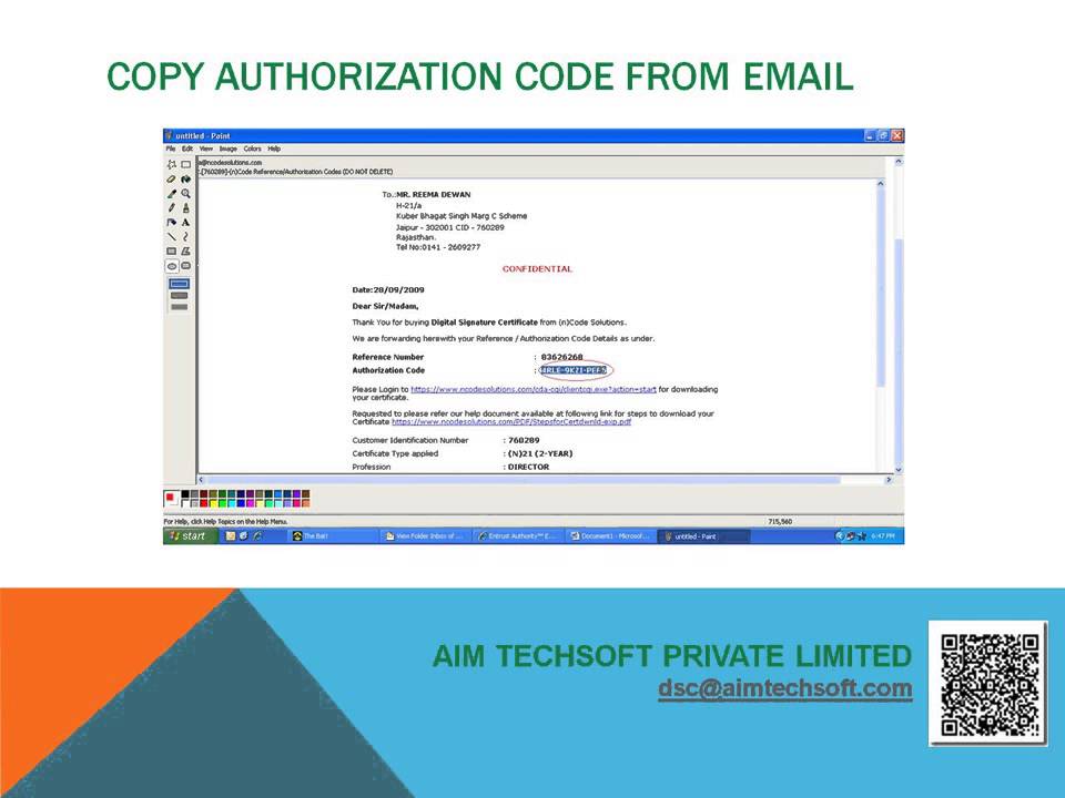 Procedure to Download NCODE DSC - YouTube