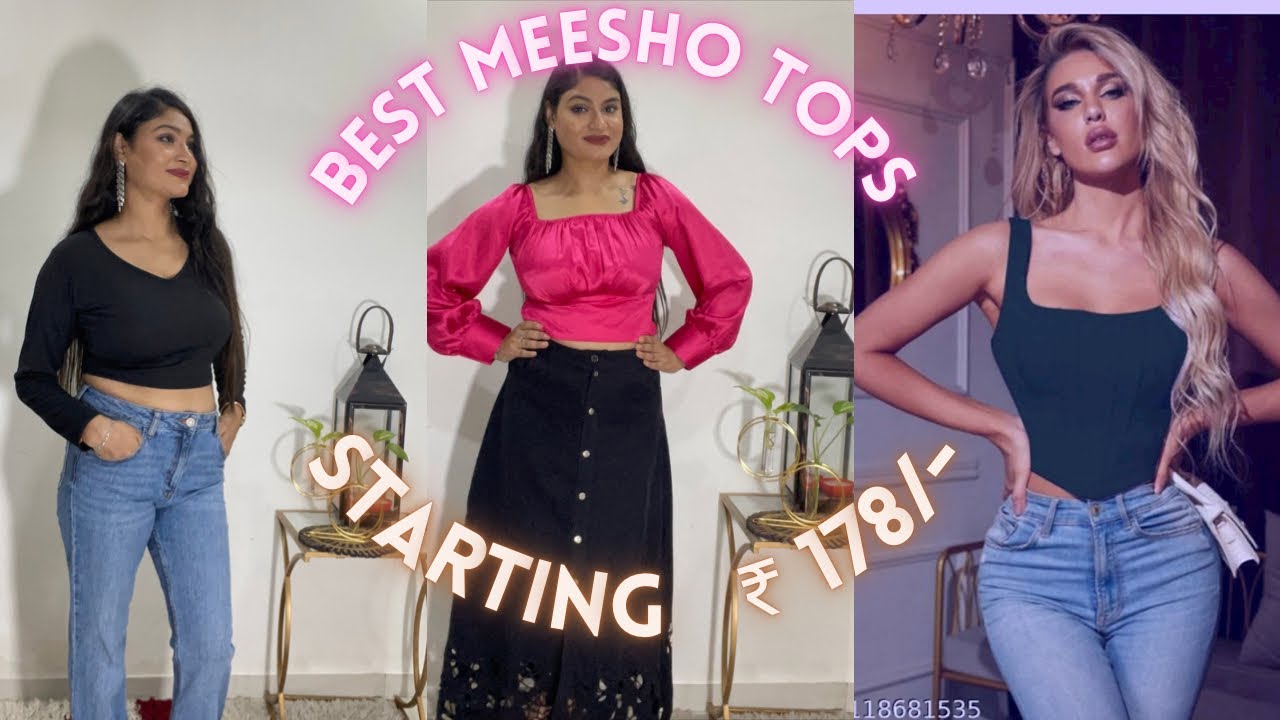 Amazing Meesho Tops|| *BEST&TRENDY* Meesho Tops Haul || strating Rs ...
