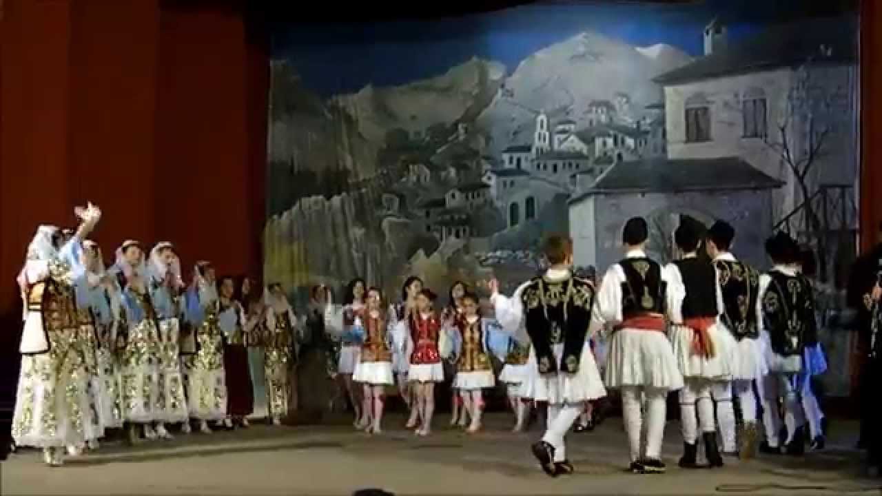 Εθνική εορτή στην Δερβιτσάνη της Β. Ηπείρου για την 25 Μαρτίου - YouTube
