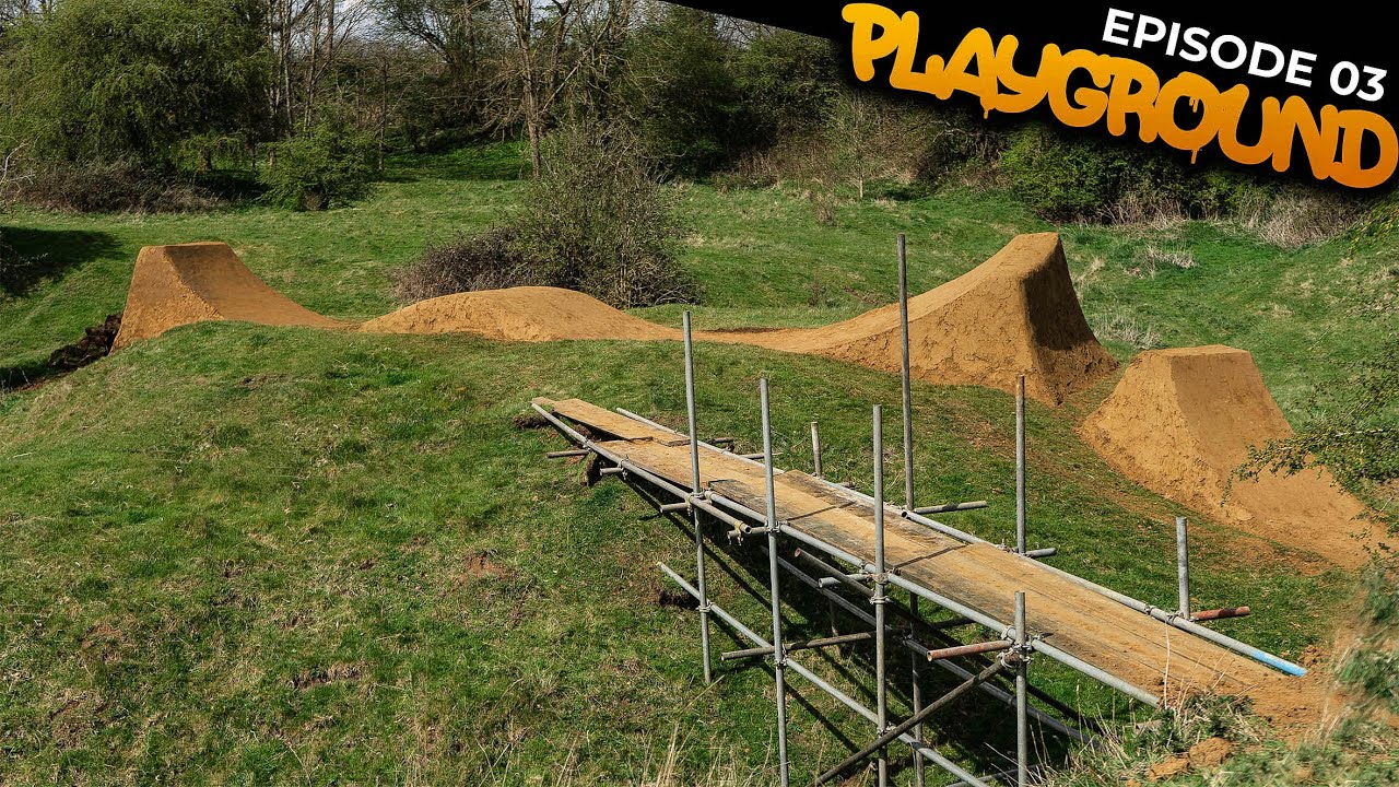 BUILDING THE MEGA DIRT BRIDGE AND NEW MTB JUMPS!! - YouTube