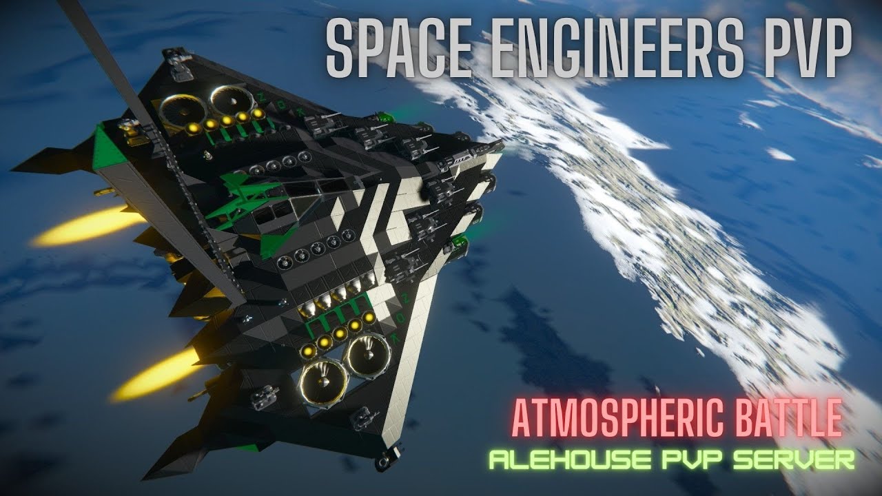 SPACE ENGINEERS PVP - Atmospheric Battle - Fight in the snow - YouTube