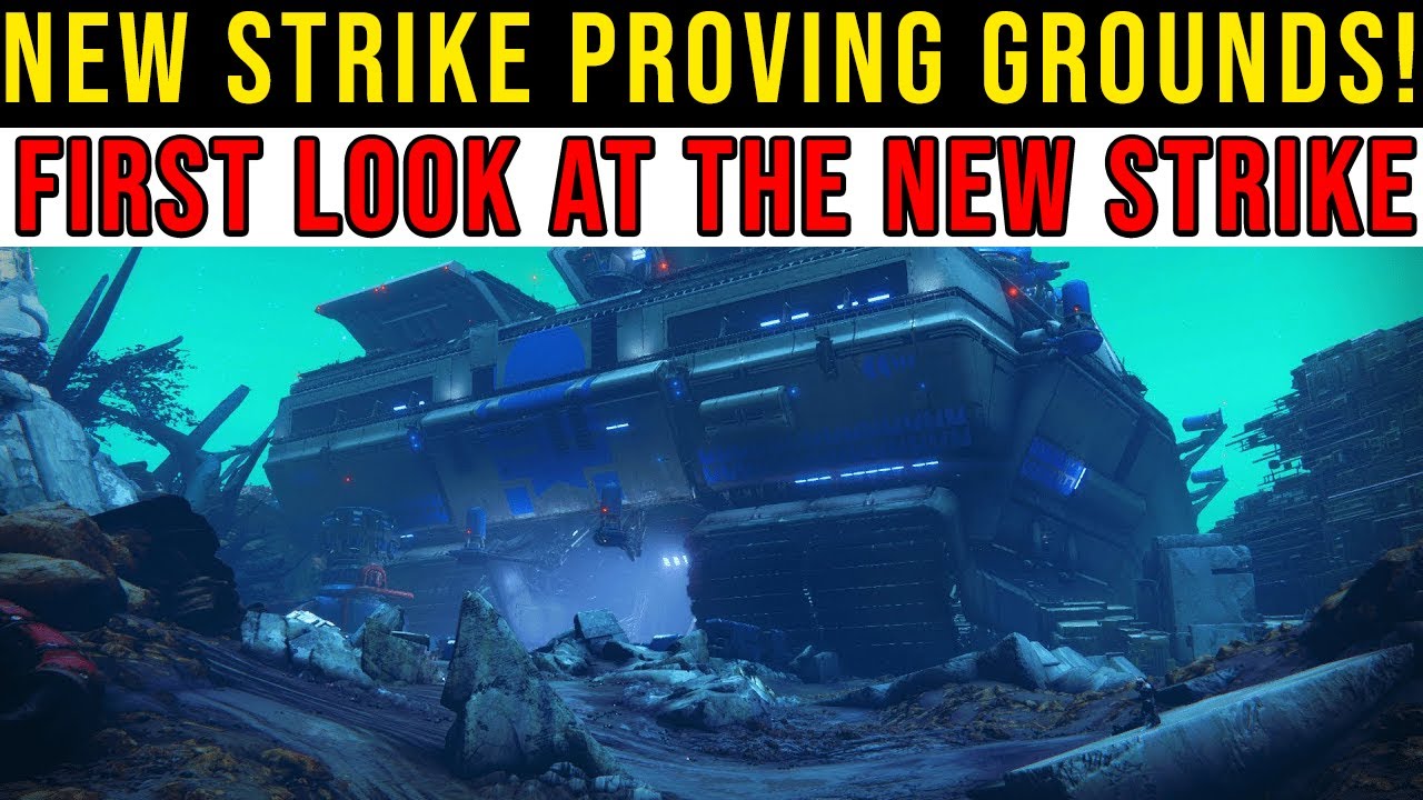 FIRST LOOK AT THE NEW STRIKE PROVING GROUNDS - Destiny 2 - YouTube