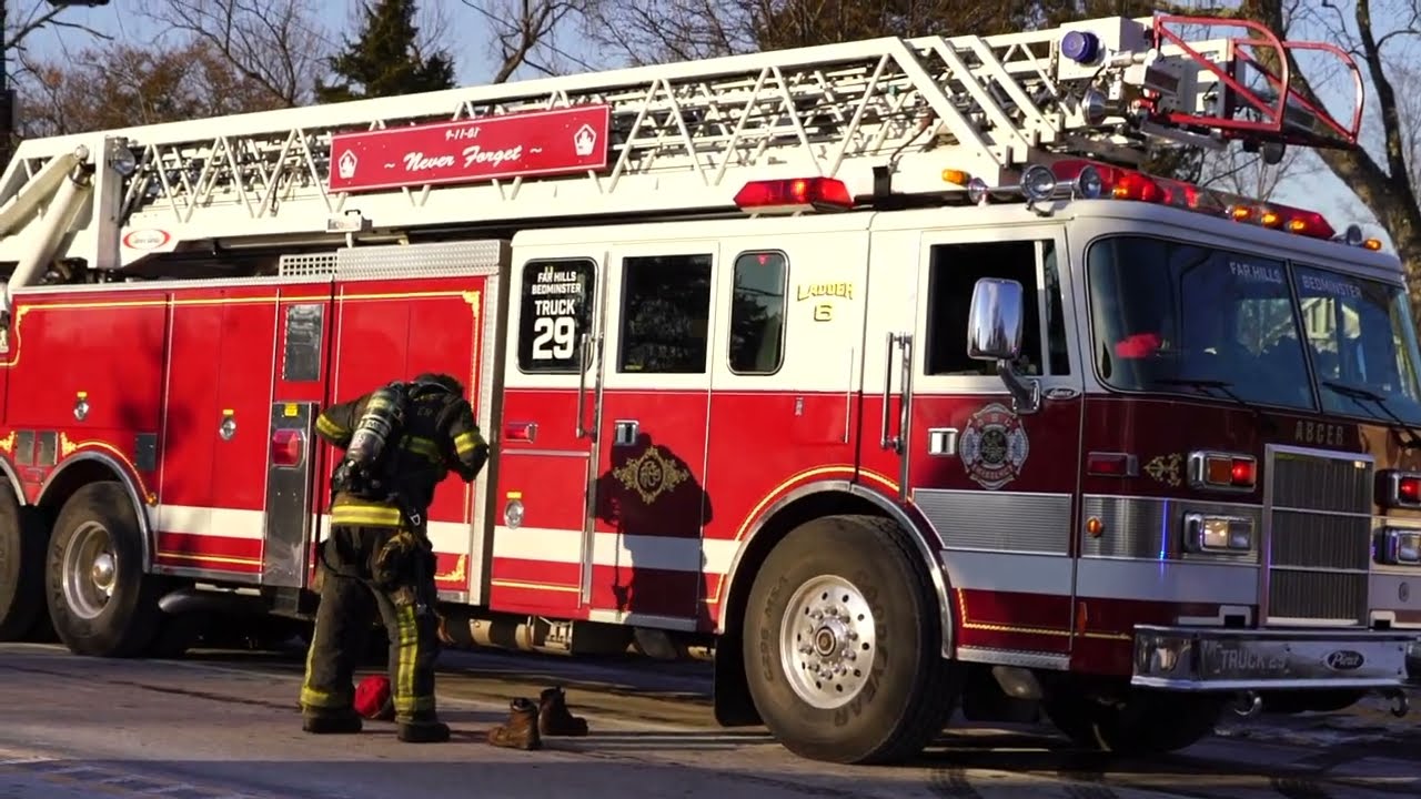 BRIDGEWATER TWP. NEW JERSEY WORKING HOUSE FIRE 1/31/22 SOMERSET COUNTY ...