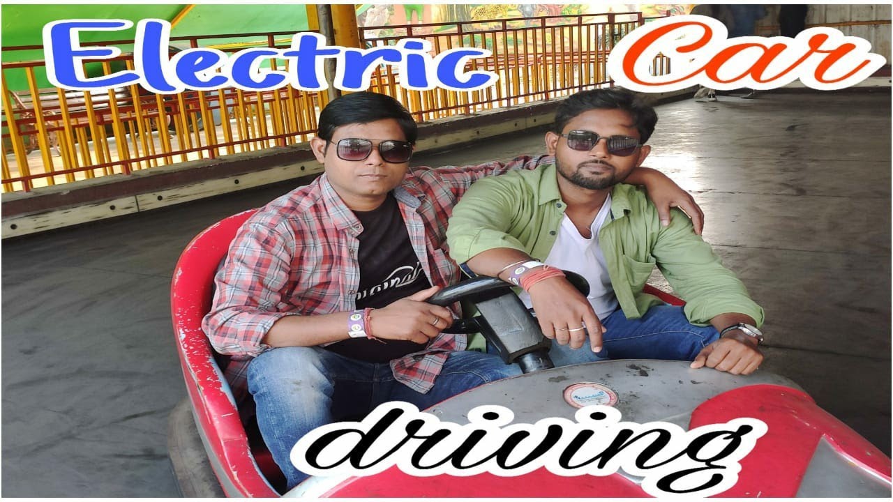 Car driving in Blue world waterpark | Electric bumper car Ride | How to ...