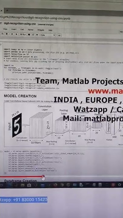 Digit Recognition using CNN python project - YouTube