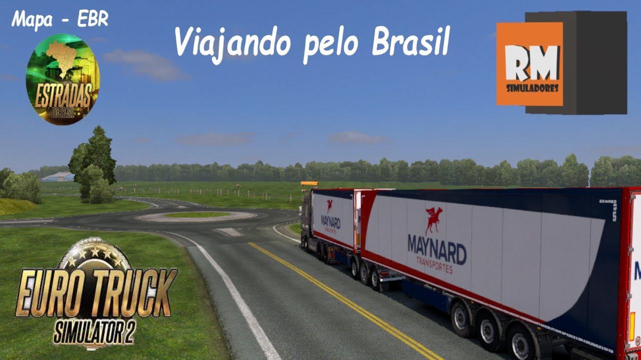 Viajando pelo Brasil - ETS2 Mapa EBR ( Estradas do Brasil ) #1 - YouTube