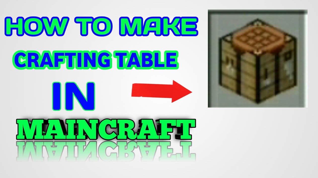 How to make crafting in minecraft ||pocket edition|| maincraft survival ...