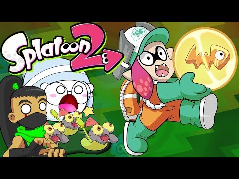 SPLATOON 2 SALMON RUN - FISH ZOMBIES! - YouTube