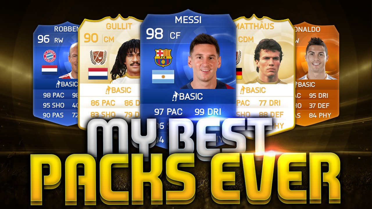 MY BEST PACKS EVER!!!! FIFA 15 ULTIMATE TEAM - YouTube