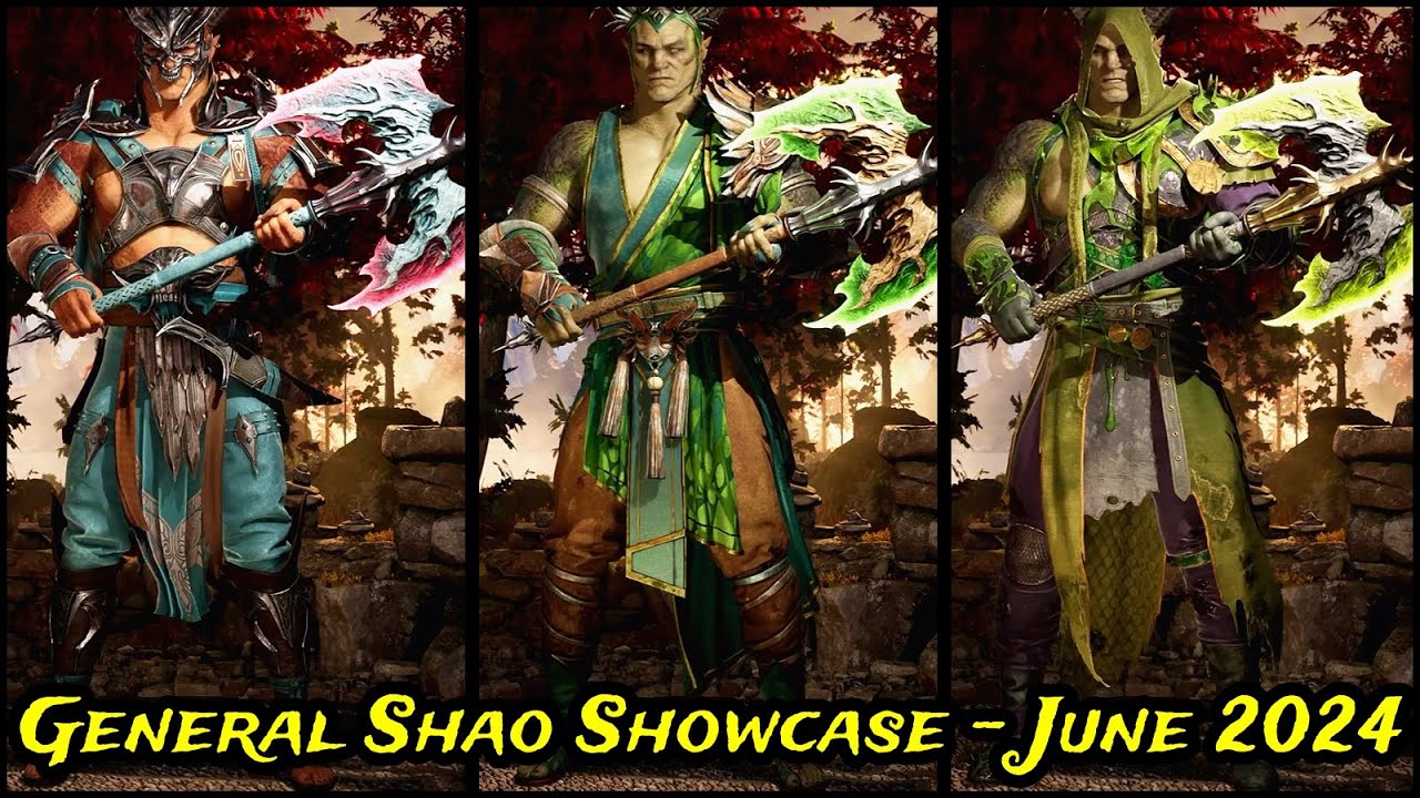 General Shao Showcase - Gear & Skins (June 2024 Update) - Mortal Kombat ...