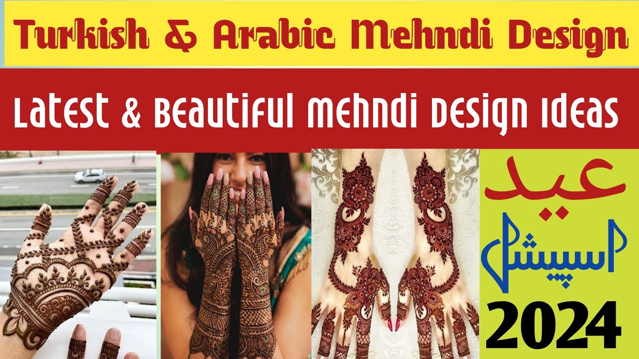 Latest Beautiful Mehndi Design|Turkish & Arabic mehndi designs2024 ...