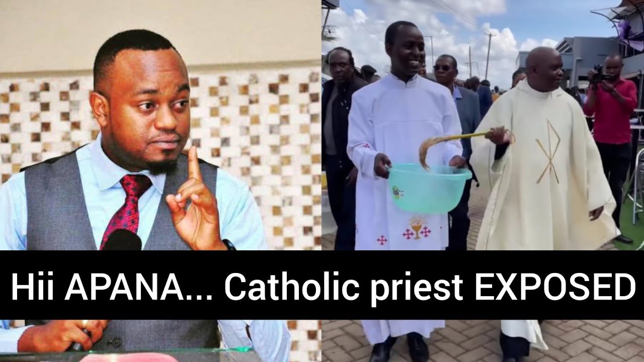 Pastor T Mwangi drops a bombshell on a Catholic priest seen opening and ...