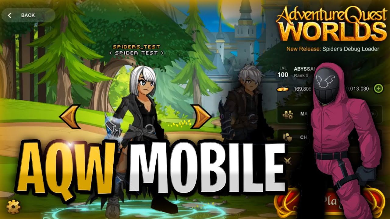 Aqw Mobile Ui Squid Games In Aqw Youtube