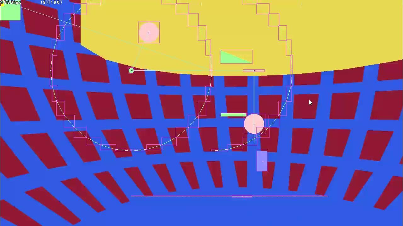 More fun with the Box2D physics idea in 3D - YouTube