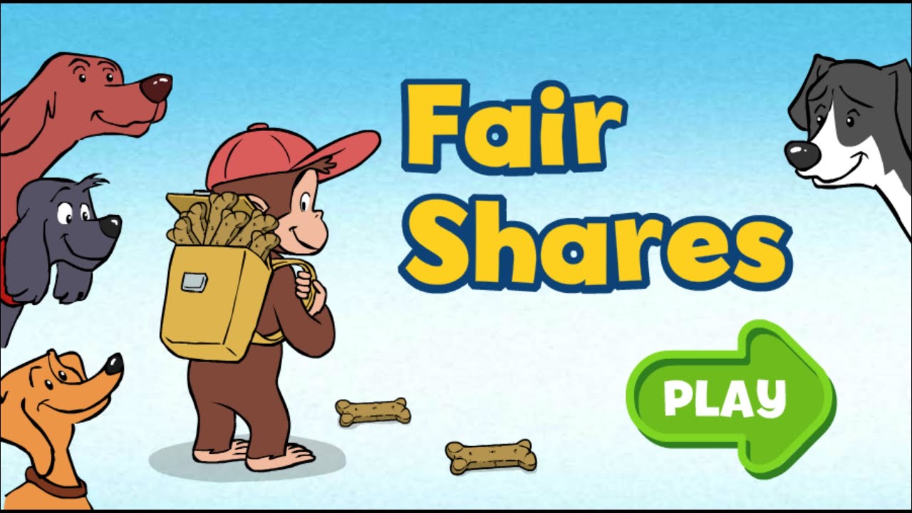 PBS Kids Games: Curious George: Fair Shares | JJ Lee - YouTube
