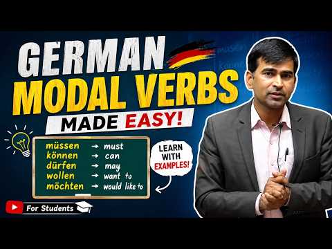 Modalverben | Deutsche Grammatik auf Hindi | Deutsch lernen A1 A2 @germanspeakersclub29