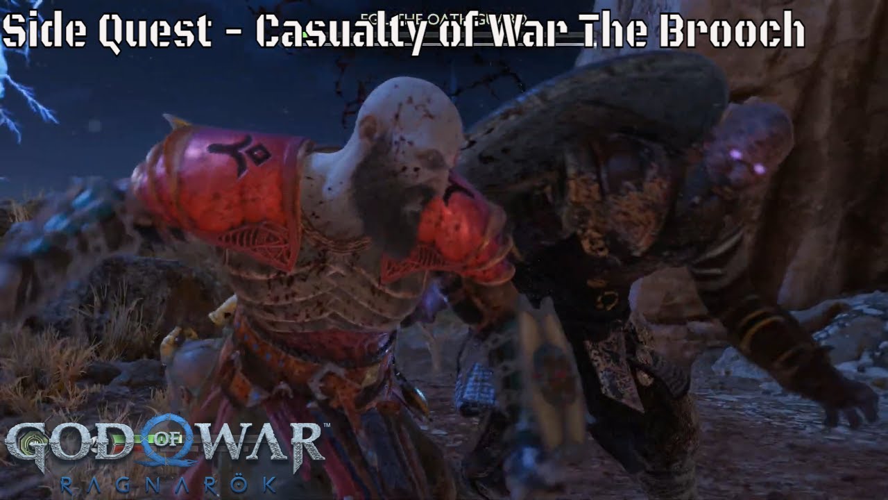 God of War Ragnarok - Side Quest Casualty of War The Brooch (PS4) - YouTube
