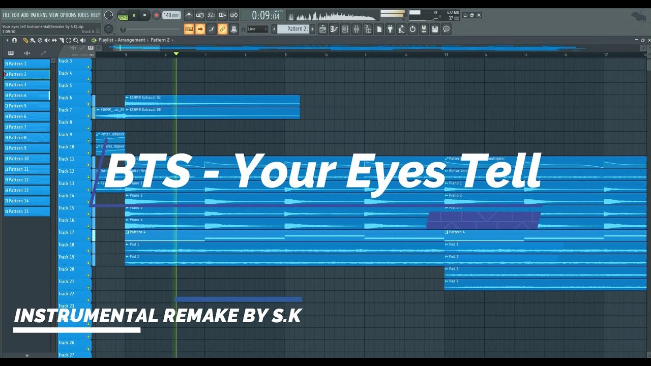 BTS Your Eyes Tell Instrumental Remake By S K Fl Studio FLP bts-your-eyes-tell-instrumental-remake-by-s-k-fl-studio-flp