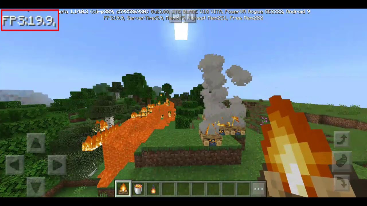 Minecraft PE | TEST | ZTE v10 Vita - YouTube