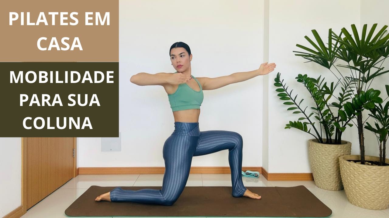 Pilates em casa / Mobilidade para uma coluna sem dor - YouTube