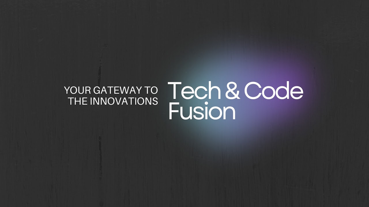 Tech & Code Fusion Live Stream - YouTube