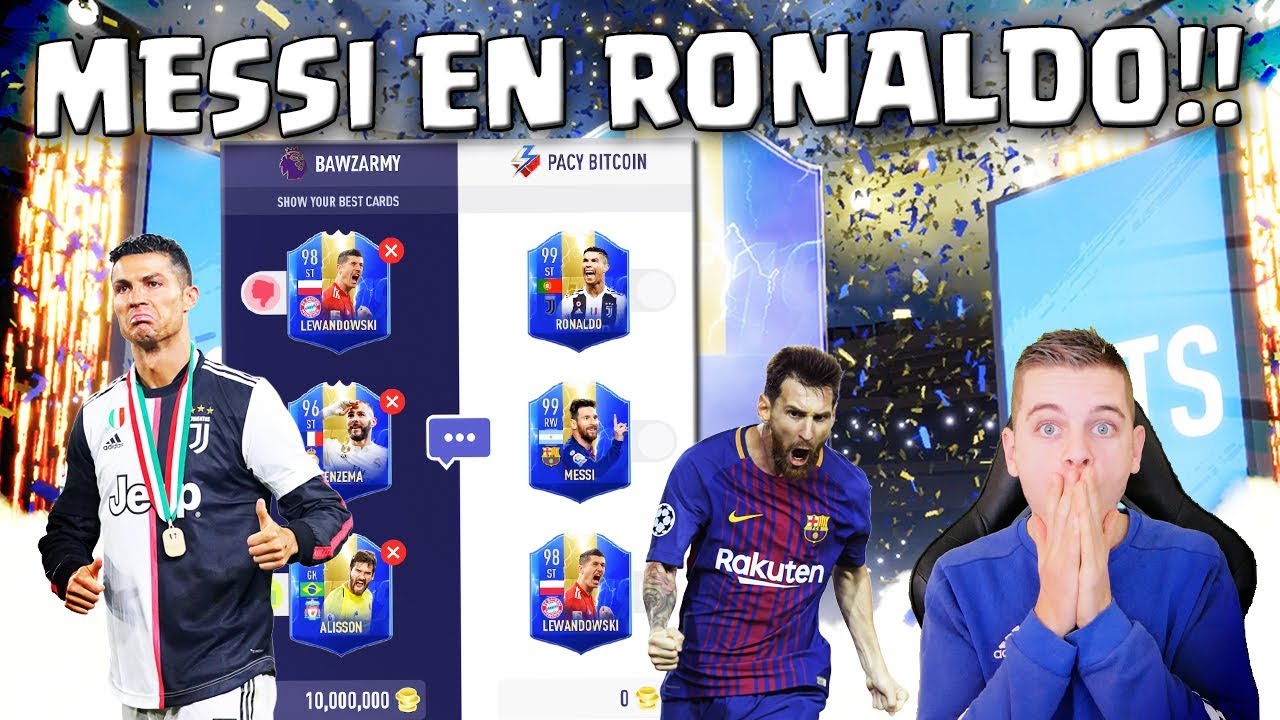 99 TOTS MESSI EN RONALDO IN 1 TRADE!! - YouTube