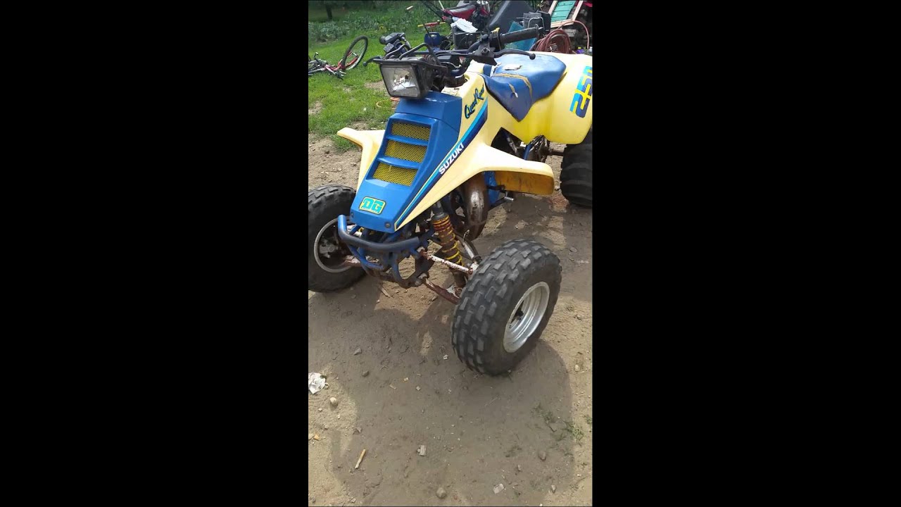 1989 suzuki lt250r quadracer - YouTube