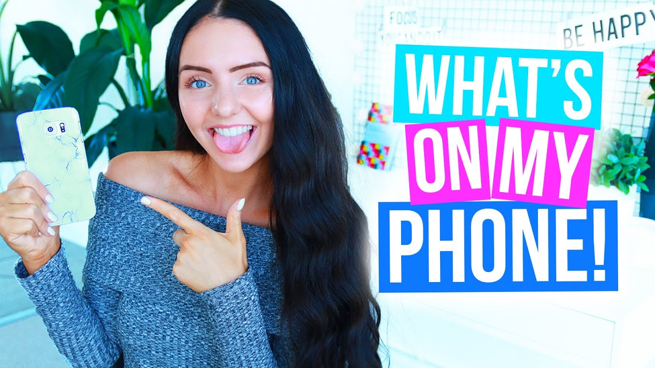 WHAT'S ON MY PHONE? 2016 (Android) Samsung Galaxy S6 Edge! - YouTube