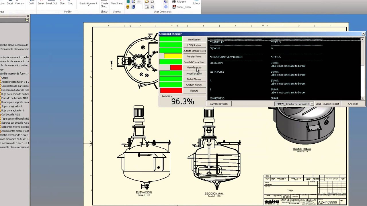 Autodesk Inventor Standards Checker - YouTube