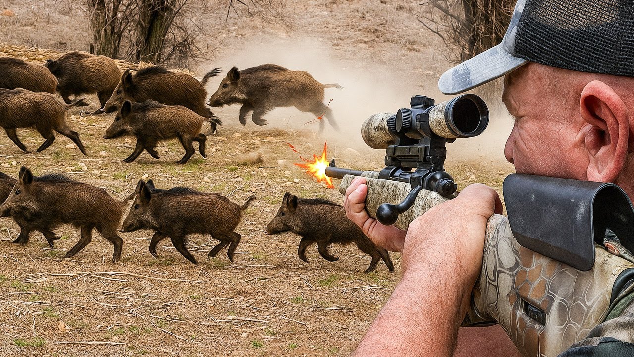 Massive Wild Boar Attack! Farmers and Hunters Unite as Hundreds Storm ...