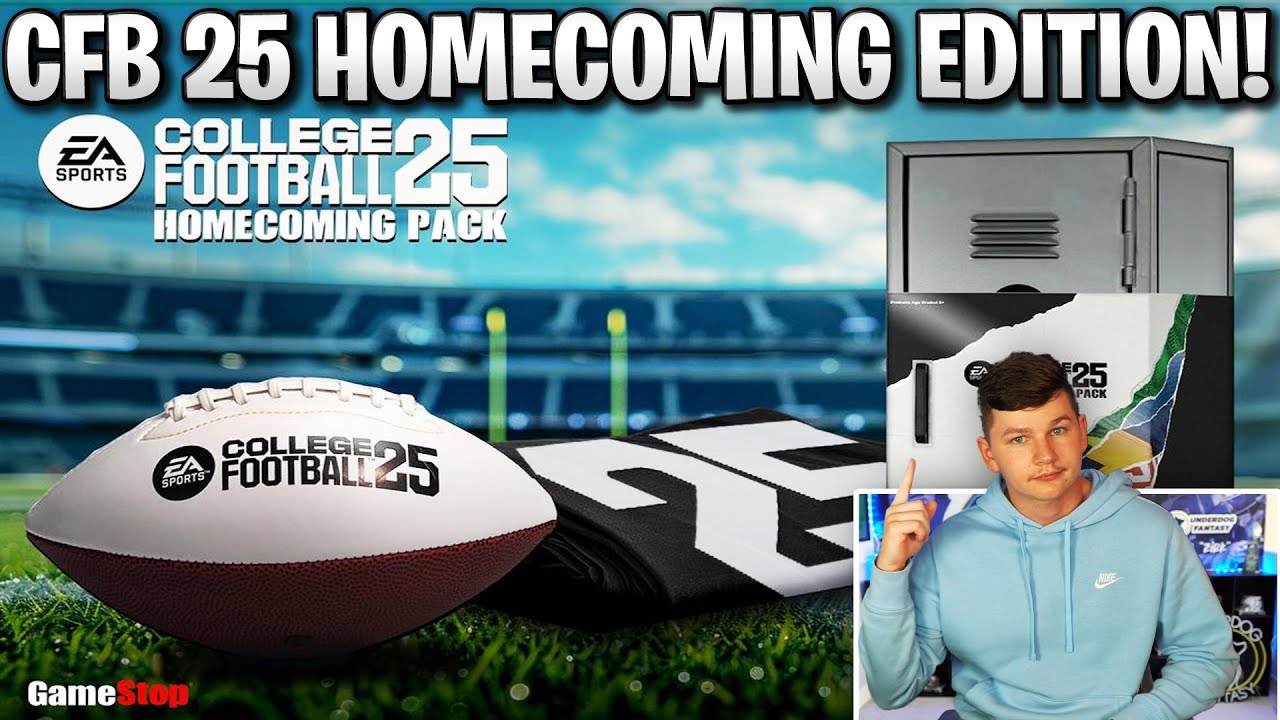CFB 25 HOMECOMING EDITION! REPLICA LOCKER, FOOTBALL, AND MORE! - YouTube