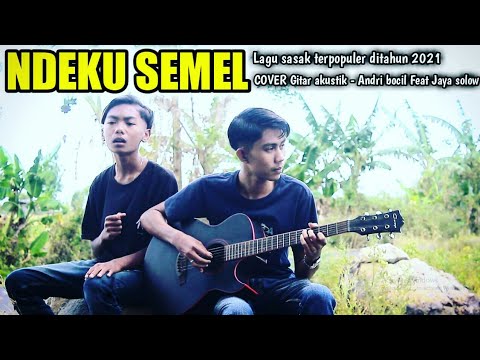 Lagu sasak NDEKU SEMEL || ANDRI Bocil COVER Gitar akustik new version