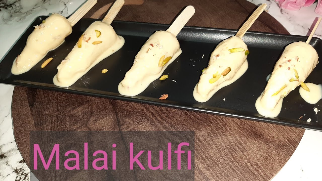 Malai Kulfi / Easy Homemade Kulfi/ Kulfi ice cream Recipe/ Kulfi ...