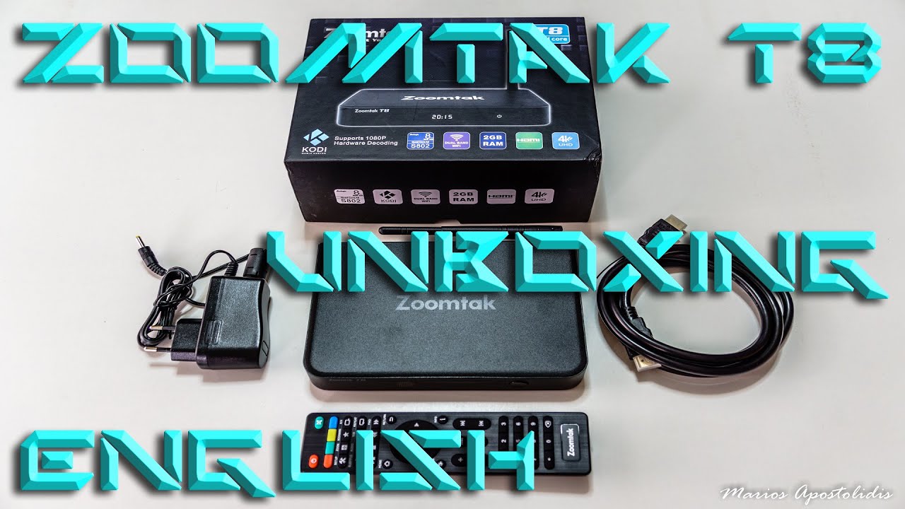 Part 1: Unboxing of the Quad Core Zoomtak T8 Android TV Box (English ...