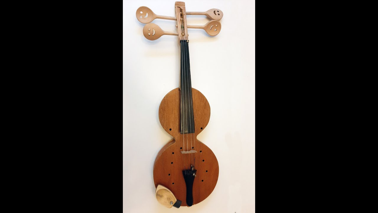 Homemade Violin - violín casero - YouTube