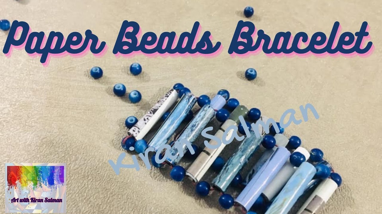 Paper Beads Bracelet How To Make Paper Beads Jewelry DIY Bracelet paper-beads-bracelet-how-to-make-paper-beads-jewelry-diy-bracelet