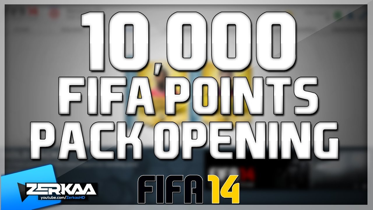 FIFA 14 | 10,000 FIFA Points Pack Opening (Part 1) - YouTube
