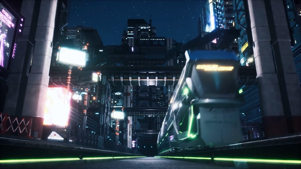 Cyber Train Journey_Looping (Free Music Track) - YouTube