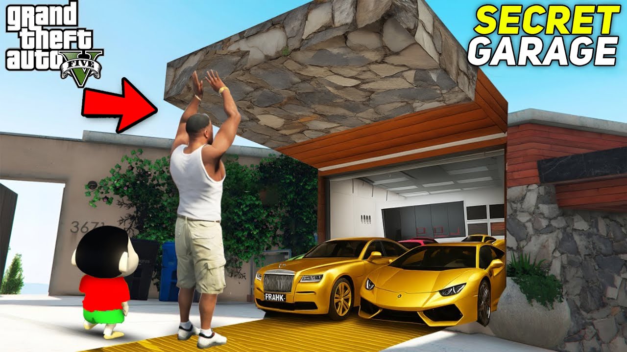 Franklin Found The Most Ultimate Secret Garage Door In His House GTA 5 ...