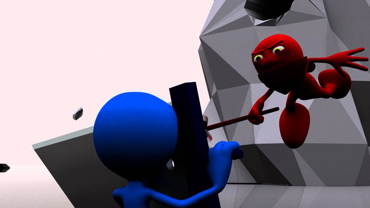 Red Vs Blue 3D Animation - YouTube