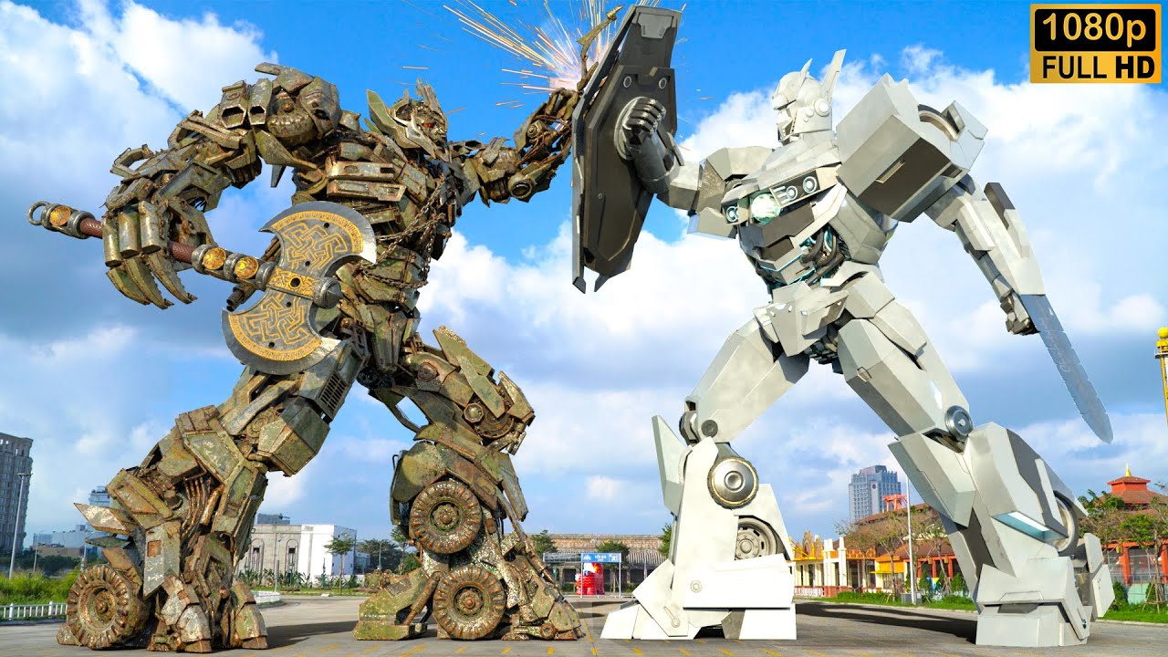 AVENGERS: INFINITY WAR Alternate Ending - Megatron vs Silver Robot ...